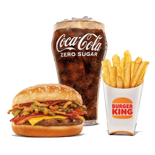 Burger King Maple Bourbon BBQ Whopper® Jr. Meal Price Nutrition and ...